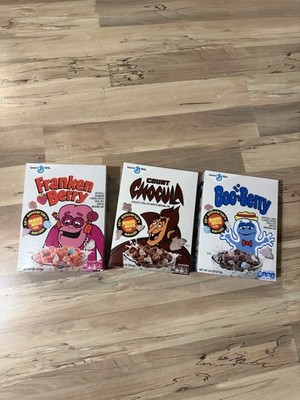 2021 Monster Cereals 50th Anniversary Count Chocula Boo Berry Franken ...