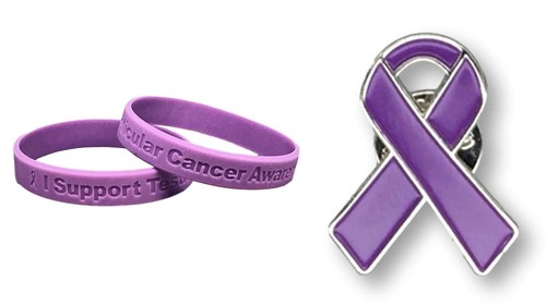 I Support Testicular Cancer Awareness Bracelet 100% Medical Grade ...