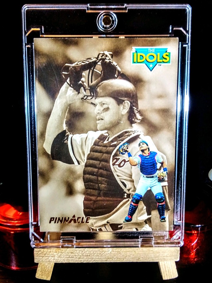 Ivan Rodriguez & Carlton Fisk 1993 Pinnacle Score #301 The Idols (2 ...