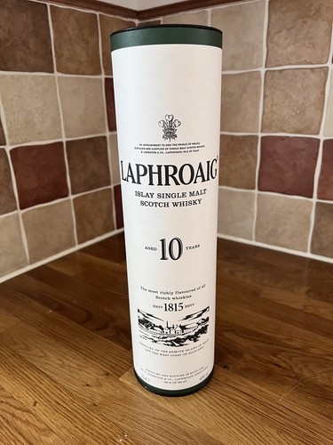 Laphroaig Islay Single Malt Empty Scotch Whisky Bottle, Box & Original ...