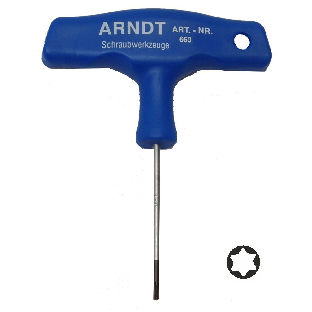 Torx Key T25 T Handled TRX Star Key Allen Keys Screwdriver TX 25 660 ...
