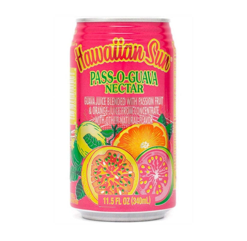 Hawaiian Sun Fruit Drink Sample 6 Pack of 11.5 oz Cans natural Hawaii ...