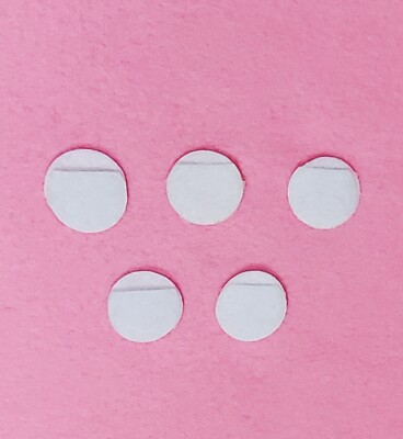 5 Felt Circle Pacifier Pockets For Making Reversible Magnetic Reborn ...