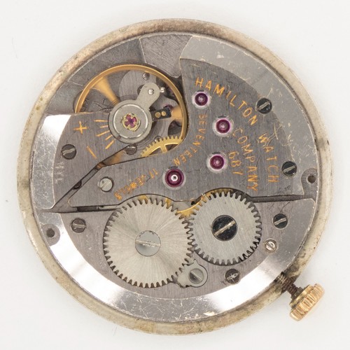 Vintage Hamilton Caliber 687 17-Jewel Wristwatch Movement, Runs | eBay