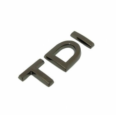 OEM VW TDI Lettering Logo Original Emblem Self-adhesive Tailgate Passat ...