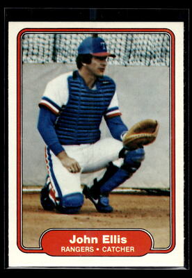 1982 Fleer Baseball #316 John Ellis "Set Break" Mint Texas Rangers | eBay