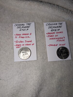 2021 p quarter crossing the delaware error | eBay