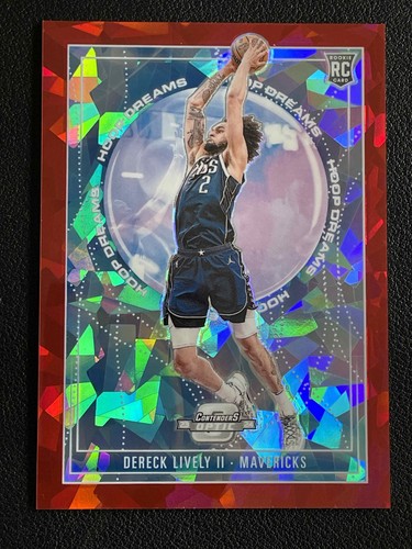 Dereck Lively II 2023-24 Optic Hoop Dreams Red Ice Mavericks RC /175 ...