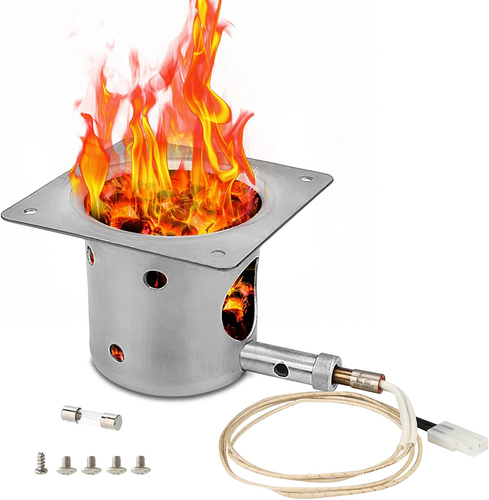 Fire Burn Pot for Traeger and Pit Boss Pellet Grill,Hot Rod Igniter Kit ...