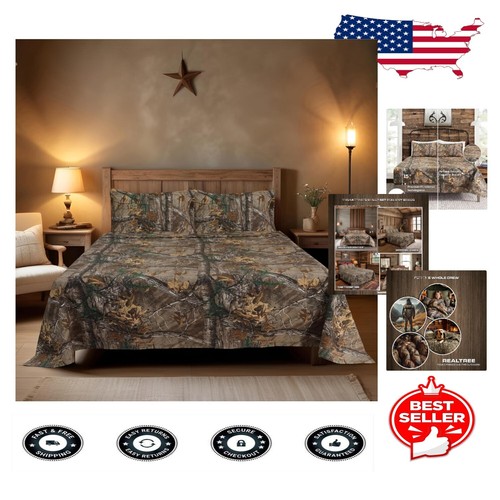 Comfortable Realtree Xtra Camo Full Bed Set – Perfect for Hunting ...