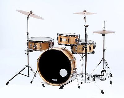 Side Kick Drums Skinny Compact Drum Set - 6" Deep Maple Shells | eBay