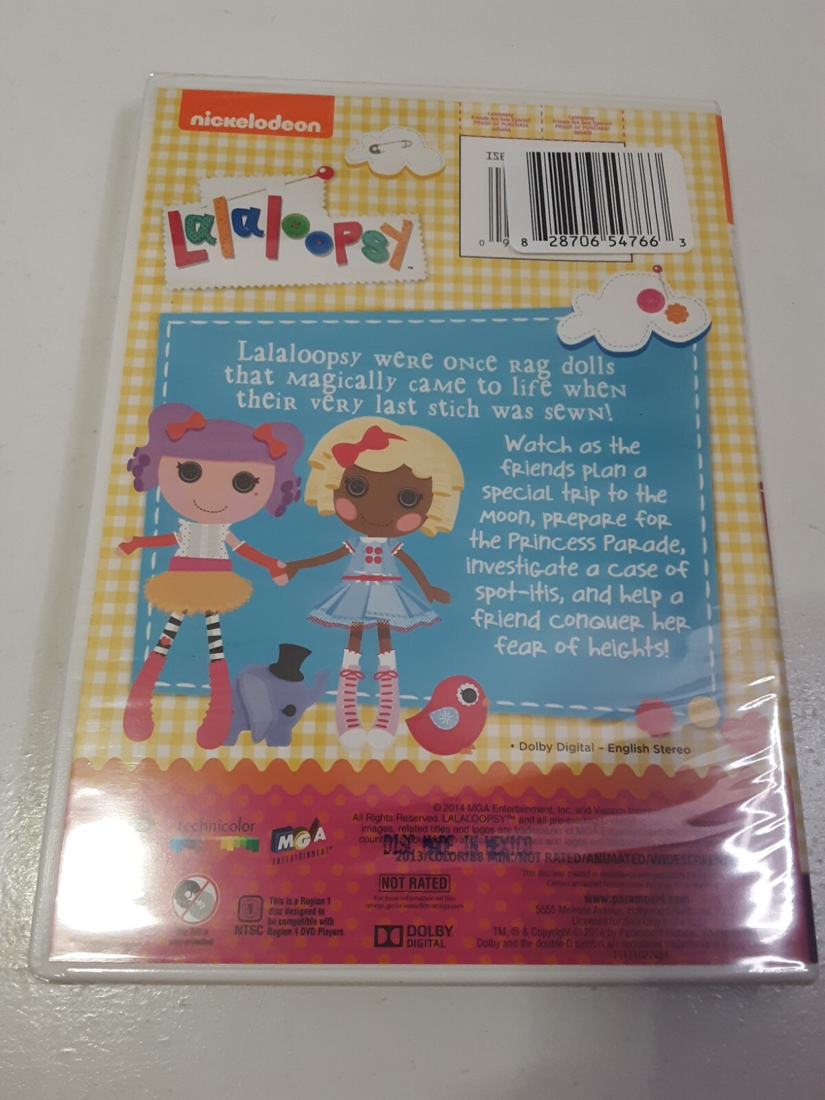 Nickelodeon Lalaloopsy Friends Are Sew Special Dvd Brand New Factory