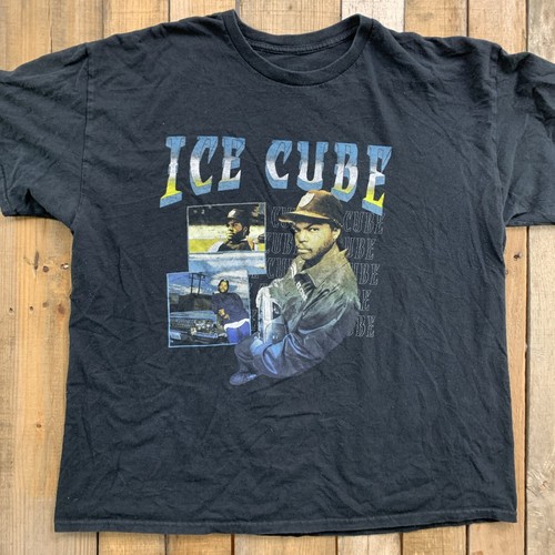 Ice Cube T-Shirt Mens Size XL Black Concert Tour Band | eBay