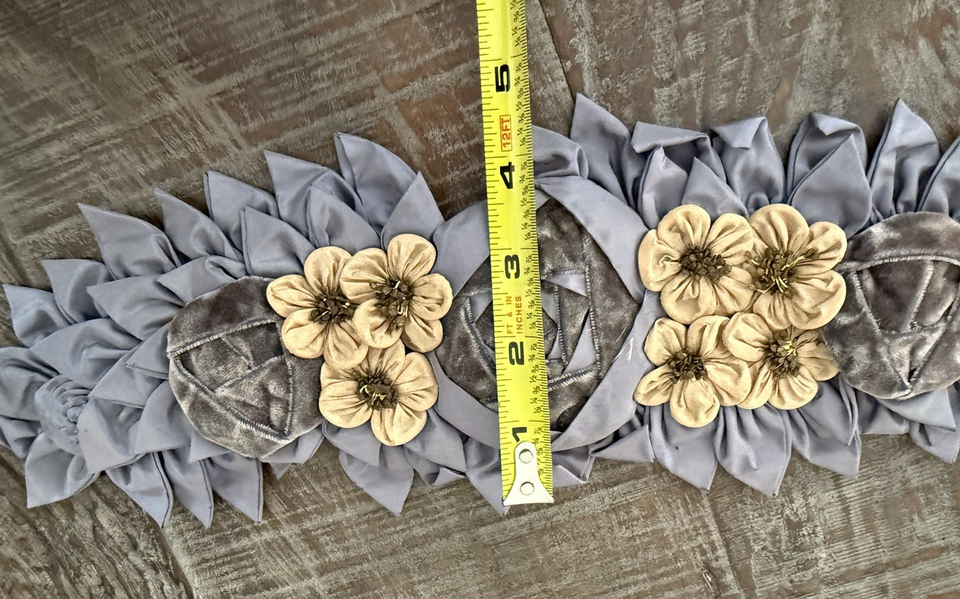 #12 Antique Silk Flower Ribbon art Millinery sewing 1920-30s? handmade ...