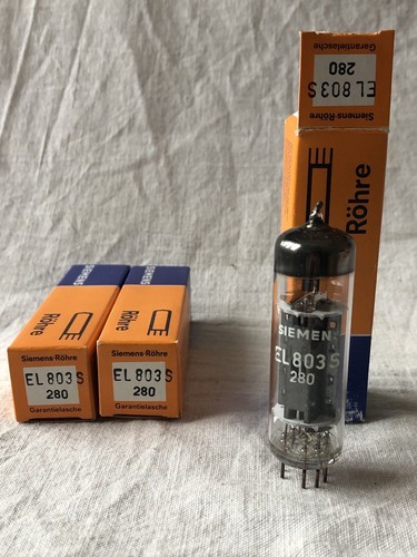 EL803S El803 S, Siemens label Vacuum Tube, lampe Röhre Valve Lampa. NOS ...