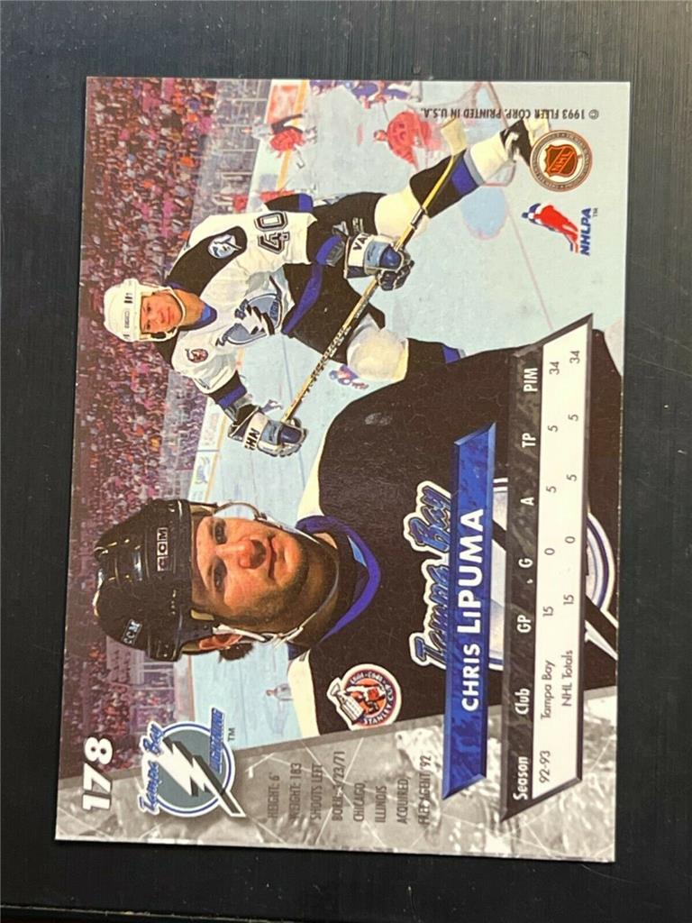 1993-94 Fleer Ultra - #178 Chris Lipuma (RC) for sale online | eBay