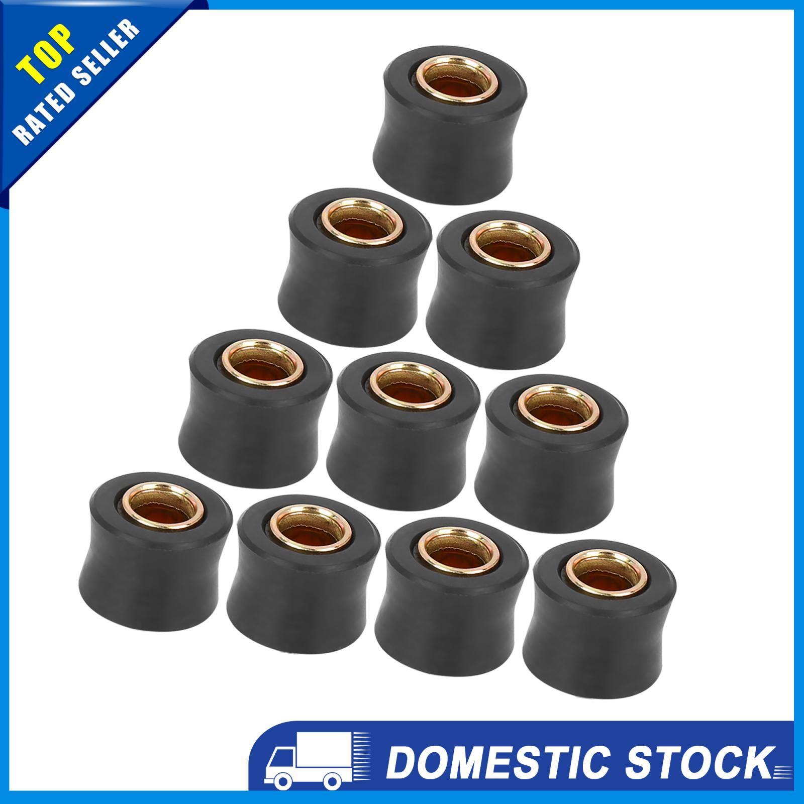 Universal Motorbike 10mm Rubber Rear Shock Absorber Cushion Bushing ...