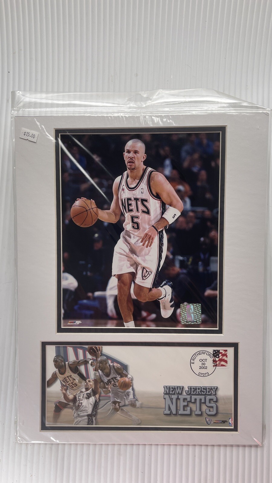 JASON KIDD #5 USPS SPORTS PHOTO COVER New Jersey NETS 2002 NBA ...