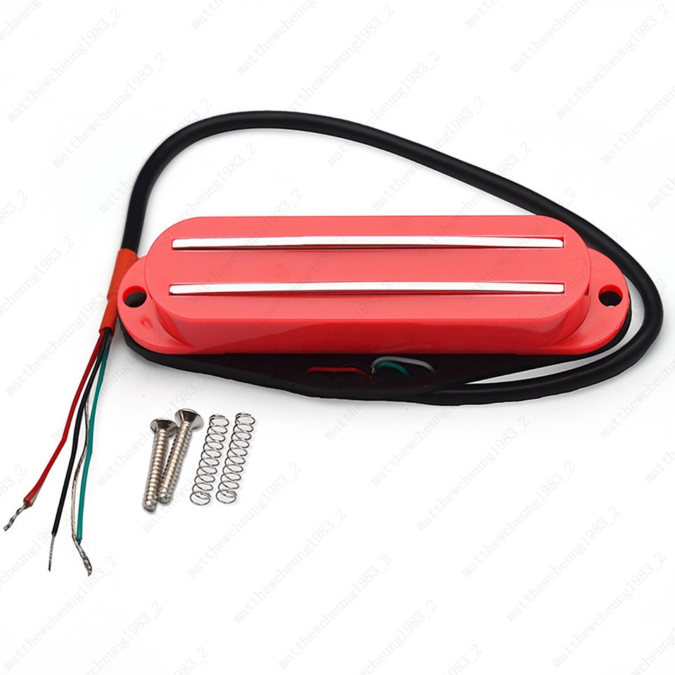 Alnico5 Dual Rails Guitar Pickup Mini Humbucker Pickup For Strat Guitar ...