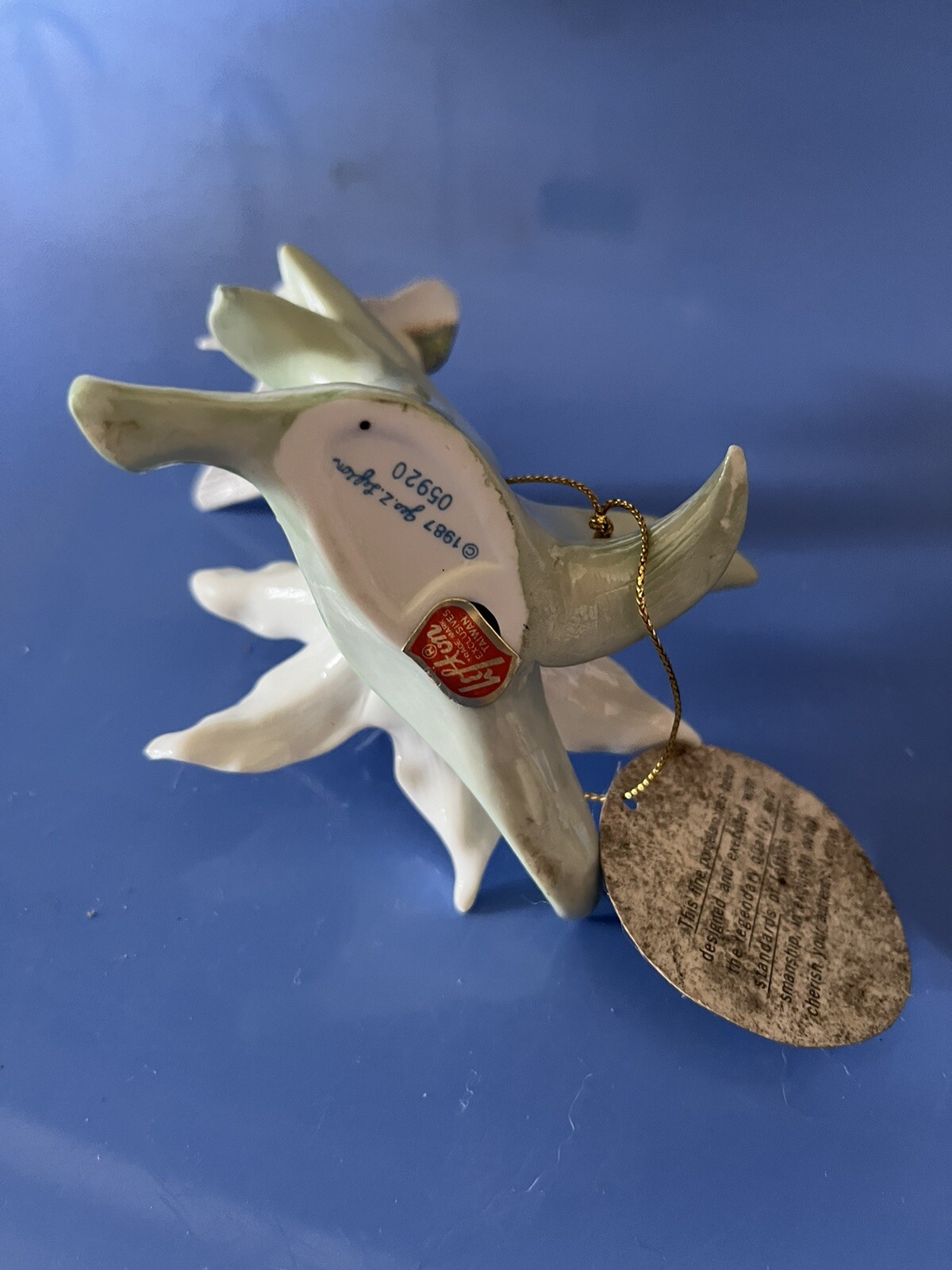 Lefton Hummingbird Figurine Sevilla Signed Geo Z Lefton 1987 Numbered ...