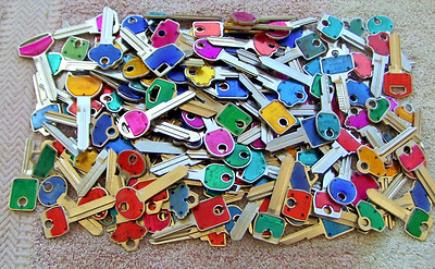 Lot of 20 Misc COLOR COLE Key Blanks HOUSE, CAR, etc . UN-CUT. | eBay