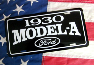 1930 Ford MODEL A License plate car tag Hot Rod Roadster 30 Coupe ...