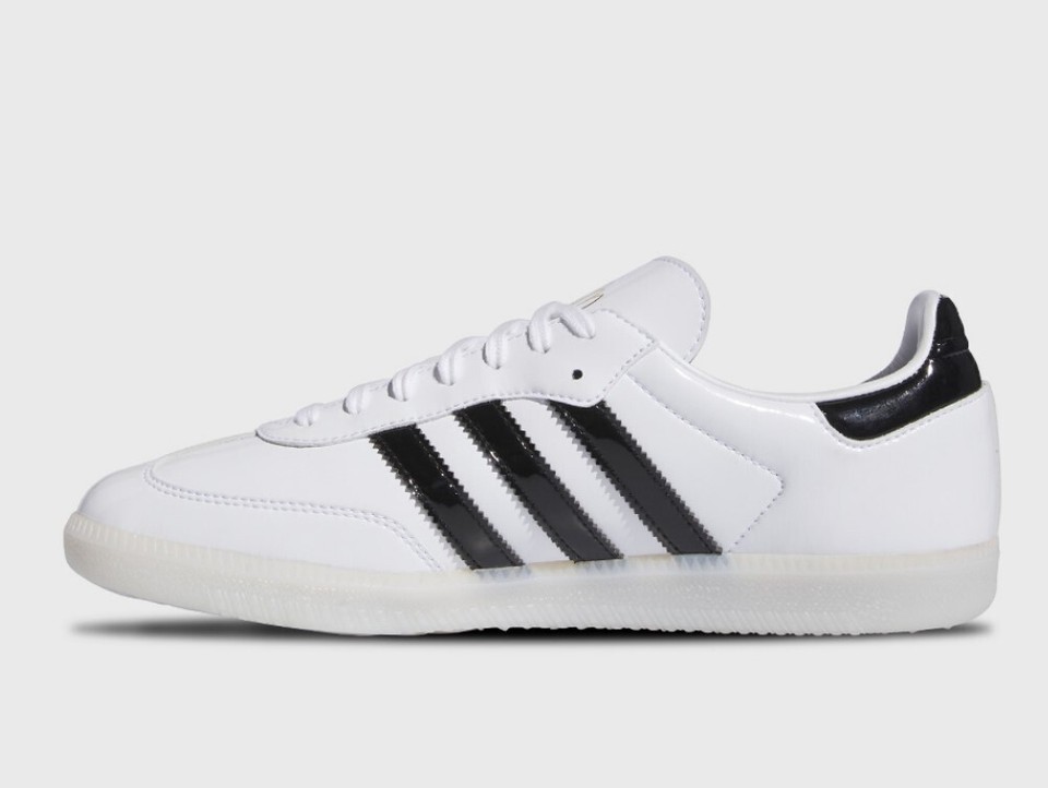 ADIDAS X DILL SAMBA PATENT MEN'S SNEAKERS IE5158 WHITE LEATHER | eBay