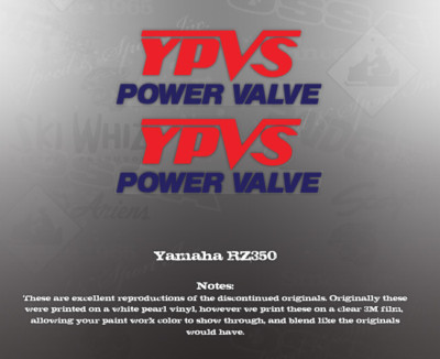 YAMAHA RZ350 YPVS DECAL GRAPHIC LIKE NOS | eBay