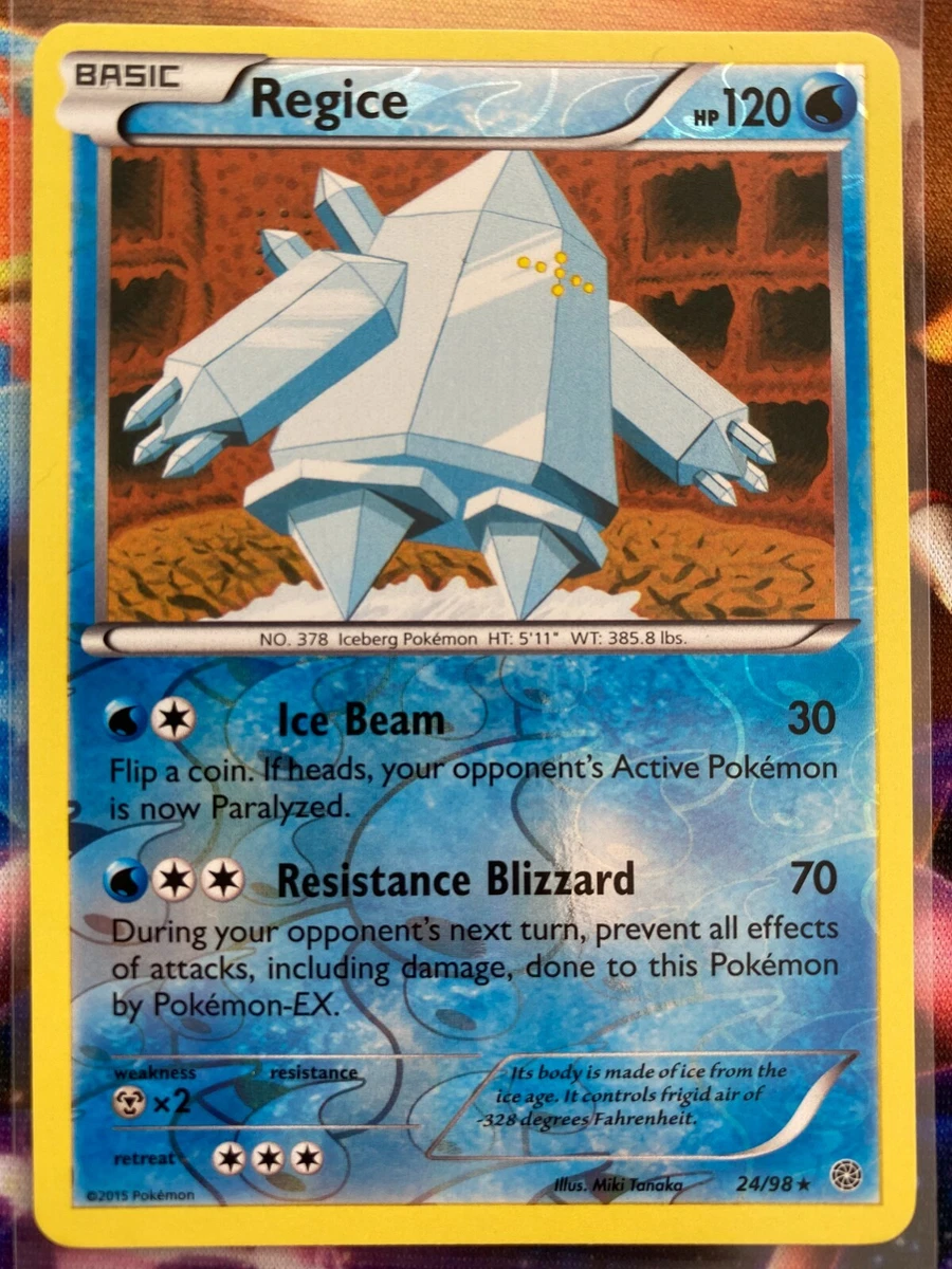Regice Ex Card