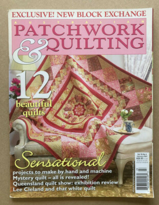 Australian Patchwork and Quilting Vol 15 no.4, Pattern Sheet Included ...