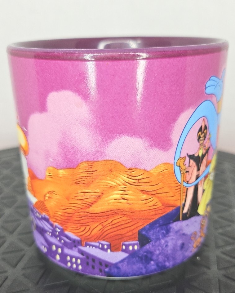 Disney Aladdin Coffee Mug 12 Ounces Retire Souvenir Ceramic Vtg 80's ...