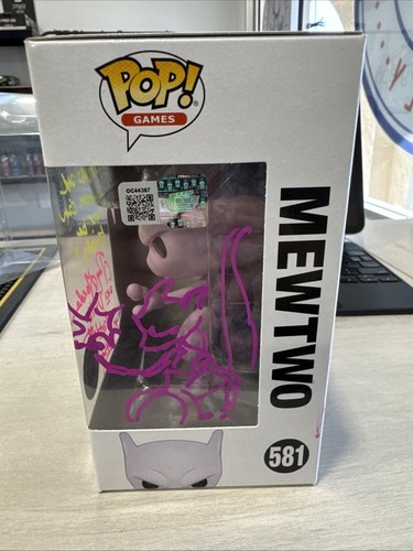 Mewtwo 581 Autographed Funko Pop Jay Goede AKA Philip Bartlett #40/50 ...