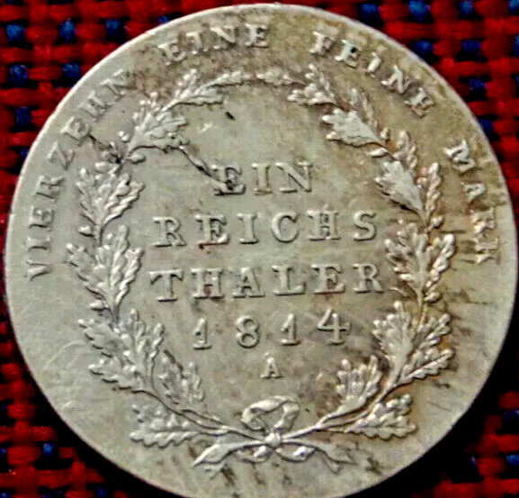 0.75 Silver 1 Prussian Reichsthaler Frederick William III from ...