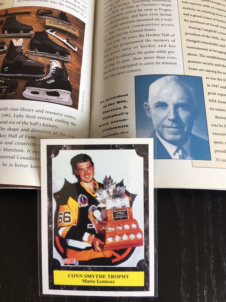 Mario Lemieux Hockey Hall Of Fame Induction Yr. Mag 1998 Exclusive ...