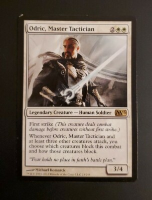 MTG 1x Odric, Master Tactician Moderate Play | eBay