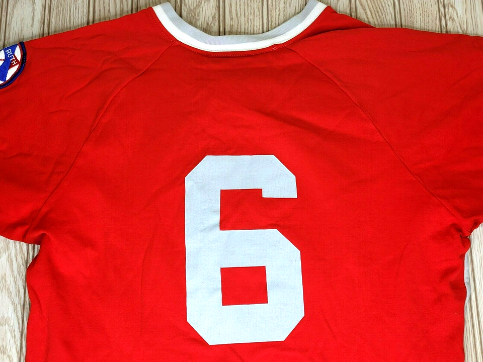 vtg 70s 80s Chehalis Babe Ruth Baseball Jersey Shirt Medalist Sand Knit ...
