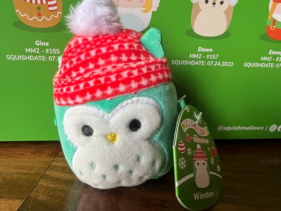 Select Your Favorite Squishmallows from 2024 Micromallow Holiday Advent ...