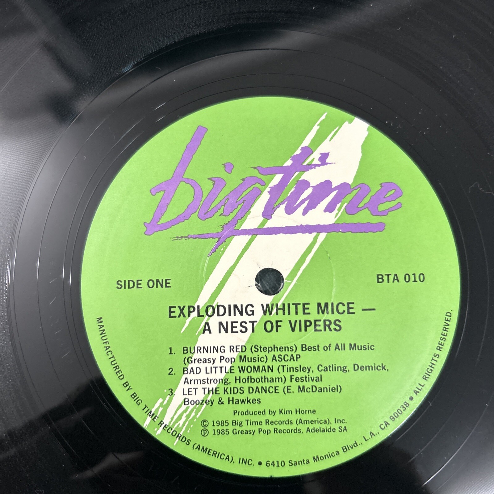 Exploding White Mice - A Nest Of Vipers Vinyl LP 1985 Still In ...
