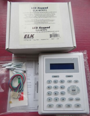 Elk M1KP2 M1 LCD Keypad - 32 Char Display, 4 Func Keys - New in Open ...