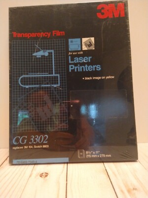 Transparency Film - Laser Printer