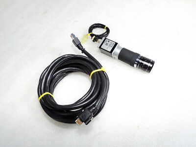 BASLER acA640-100gm CCD Camera + Cables + Pentax TV Lens 50mm 1:2.8 ...