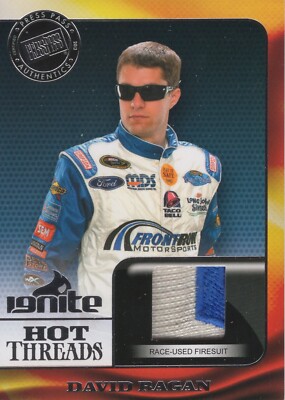 2013 Press Pass Ignite Hot Threads Card HT-DR David Ragan NASCAR Relic ...