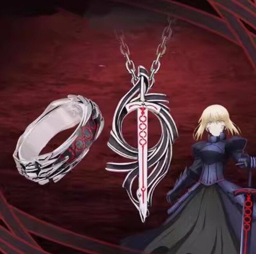 Anime Fate/Stay Night Altria Pendragon Ring Pendant Collectible Jewelry ...