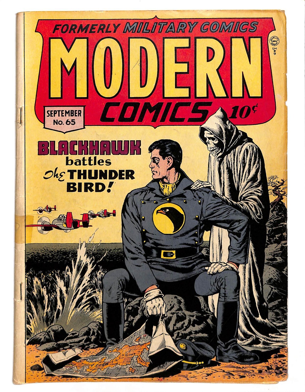 Modern Comics #65 - Classic Grim Reaper Cover Quality Comics 1947 (KB ...