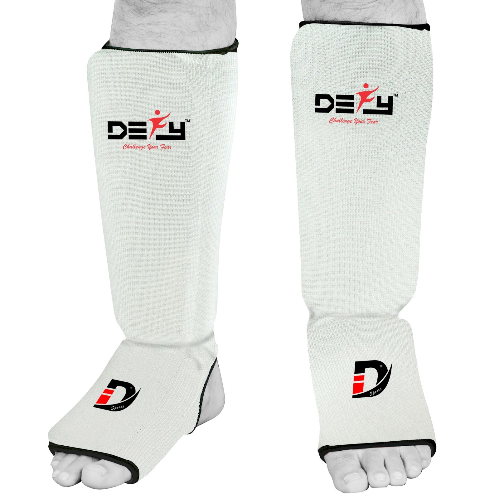 DEFY Shin Instep Foam Padded Shin Guard Shin Support MMA Foot Protector ...