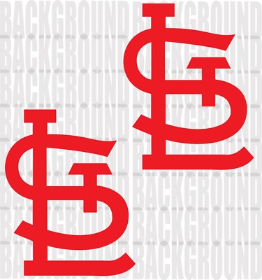 2 St. Louis Cardinals Cornhole Decals Each 14x11" Bean Bag Toss ...