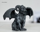 Winged Ram Horned 'Stone' Gargoyle Chimera Guardian Gothic Statue ...