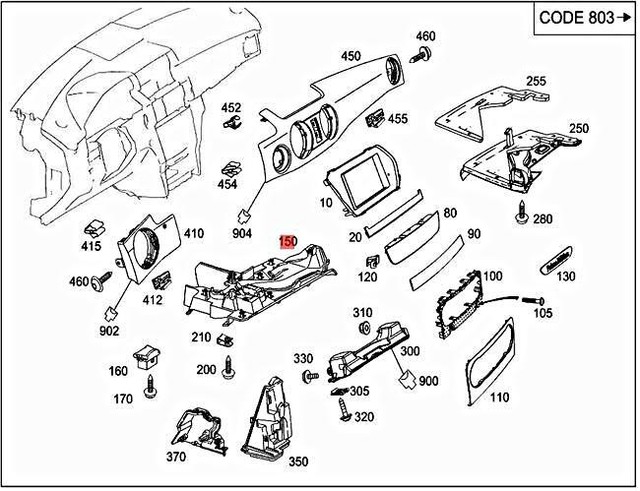 Genuine Mercedes-Benz Under Cover 2046801589 OEM for sale online | eBay