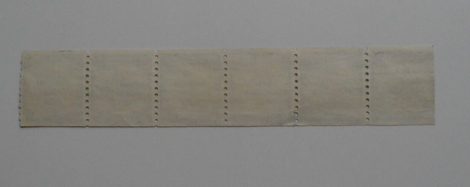 STAMPMART : USA FOR TESTING PURPOSES ONLY COIL STRIP OF 6 MINT STAMPS ...