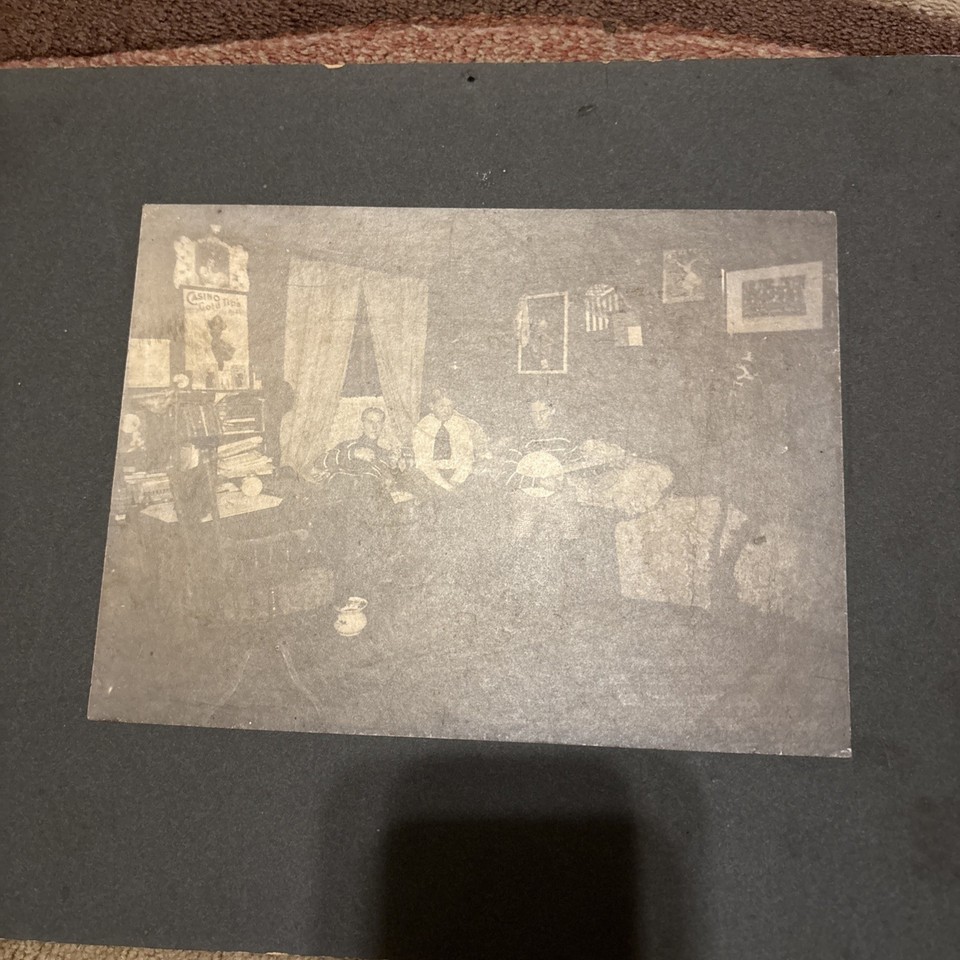 Photo Of Great Grandfather’s Yale College Dorm Room W Banjo & Spittoon ...